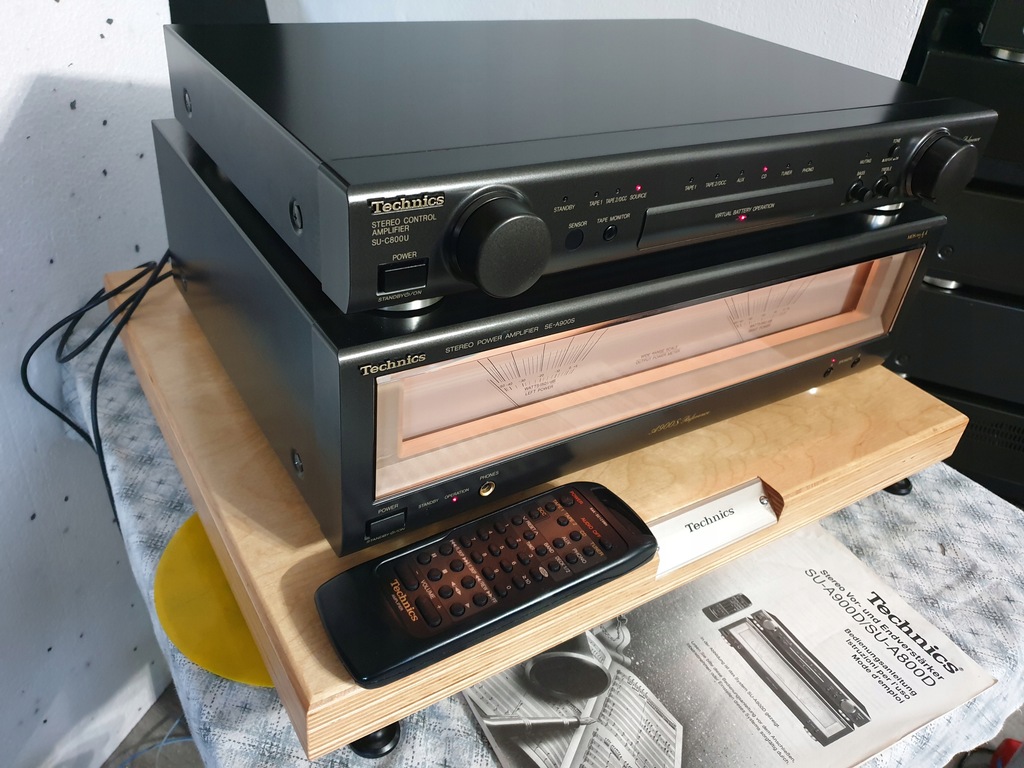 Wzmacniacz Technics SU-C800U+SE-A900S Unikat Igła. - 8325525311 - oficjalne archiwum Allegro