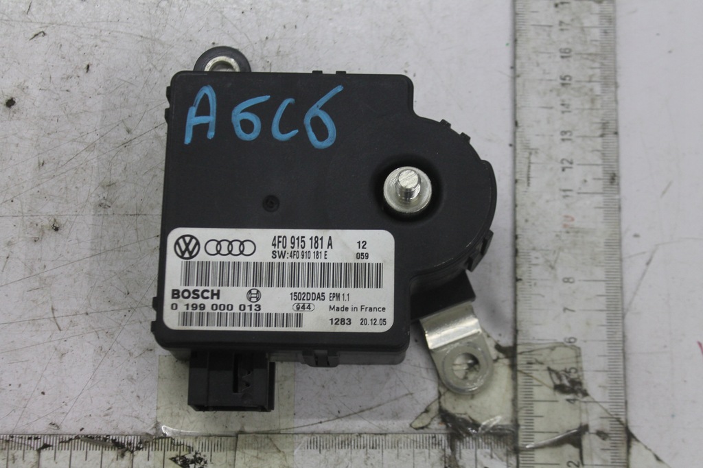 MODUŁ AKUMULATORA 4F0915181A AUDI A6 C6 04-08 - 13641626332 - oficjalne archiwum Allegro