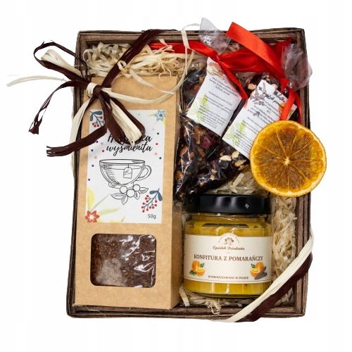 KOSZ PREZENTOWY Zestaw Herbat Prezent Na Zakończenie Roku, Uroczystość ...