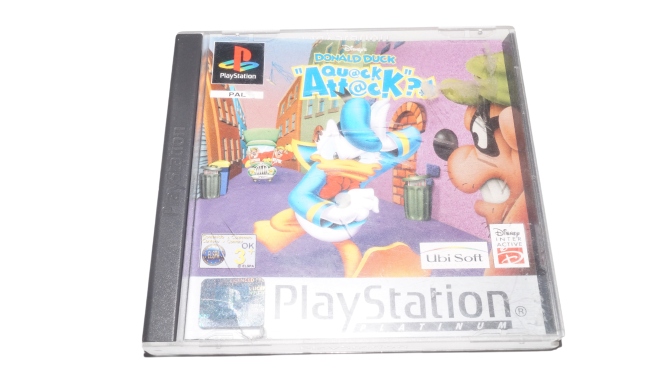 Disney donald duck quack attack psx ps1 HOLENDER - 11418908069 ...