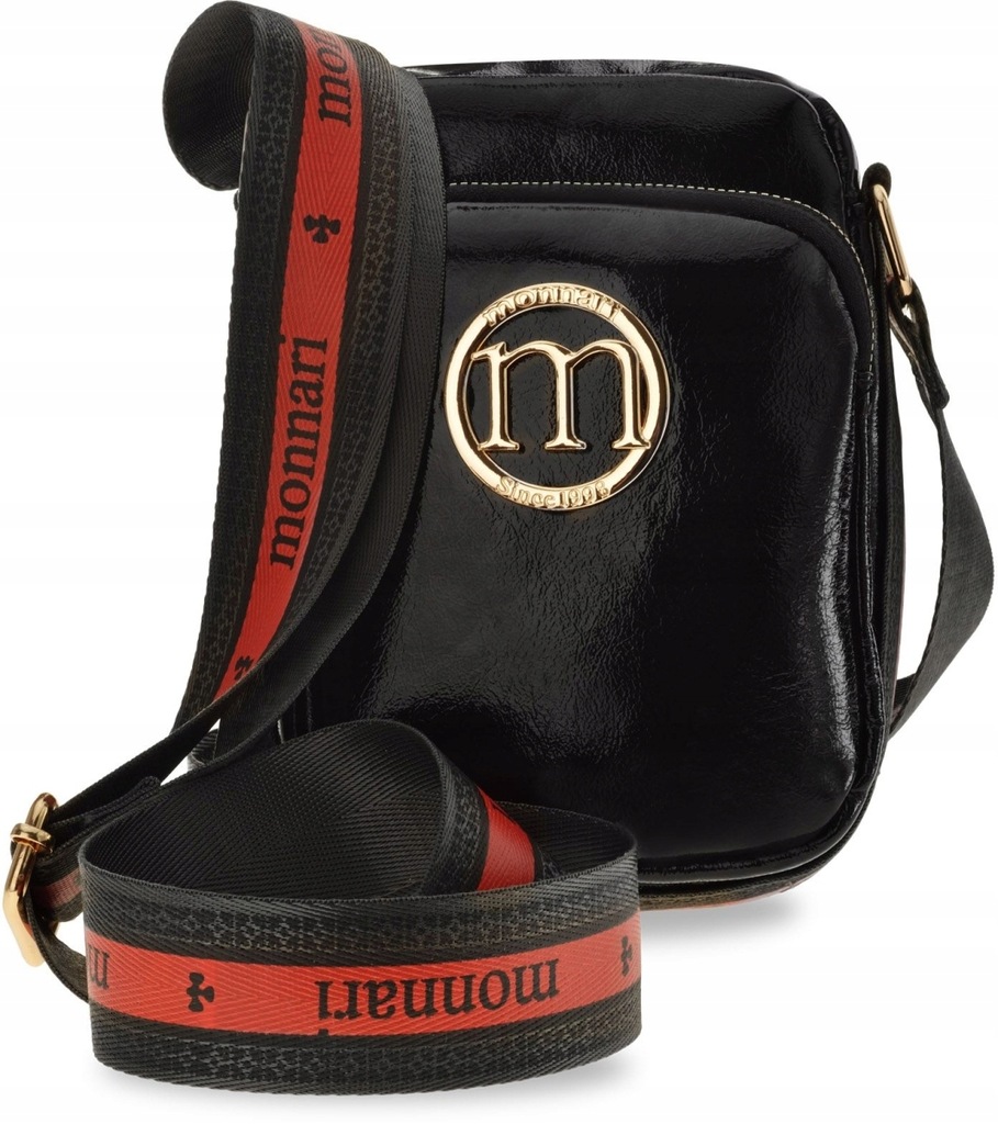 MONNARI Sportowa TOREBKA Saszetka LISTONOSZKA LOGO - 14416826788 - oficjalne archiwum Allegro