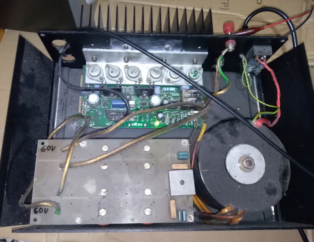 Wzmacniacz mocy MOSFET na 2SK134 i 2SJ49, CIĘŻKI! - 13561544079 ...