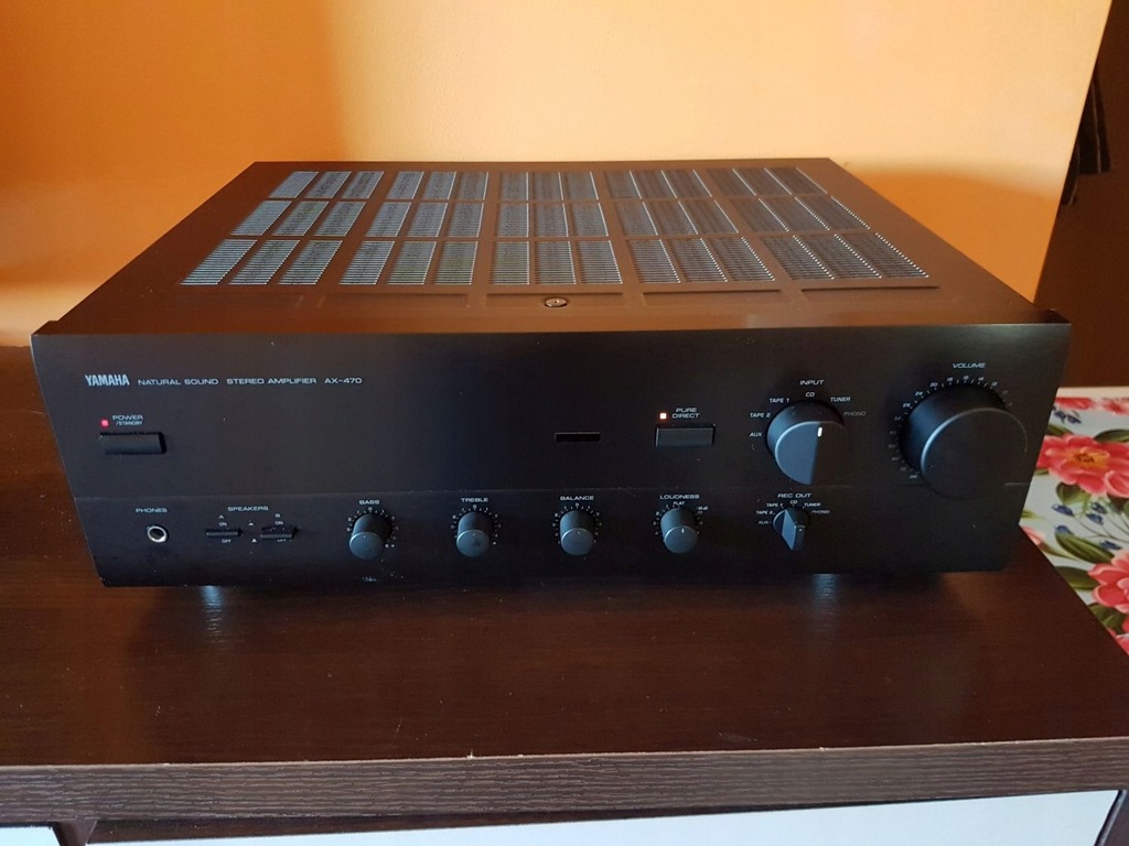 YAMAHA AX-470 2x65w solidne stereo 10kg wzmak - 9005583051 - oficjalne archiwum Allegro
