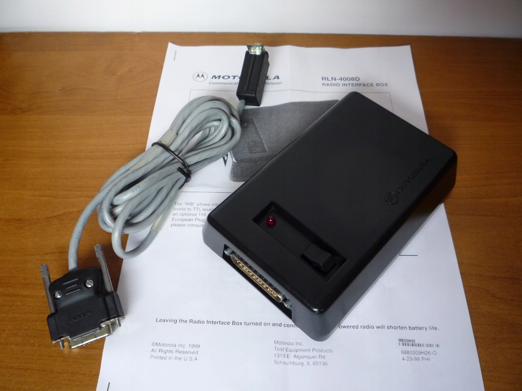 Oryginalny Programator RiB BOX Motorola RLN4008B - 8408211917 ...