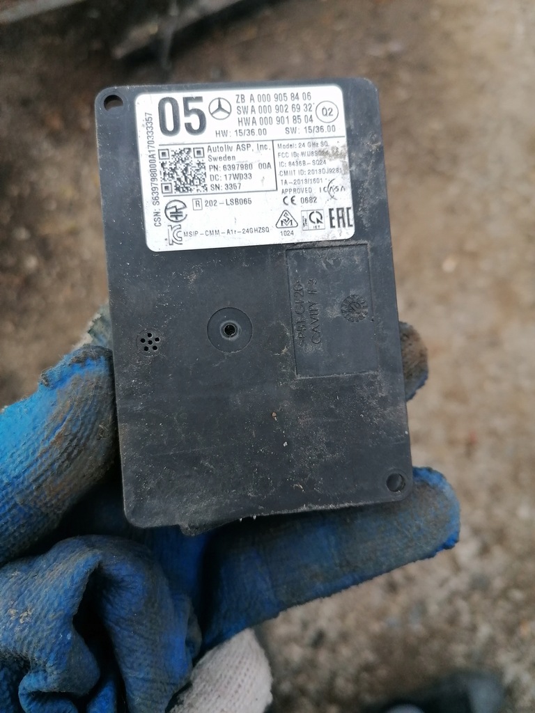 MERCEDES W205 RADAR SENSOR DISTRONIC CZUJNIK - 12859137896 - oficjalne ...