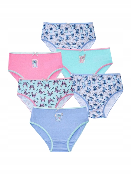 Majtki figi LILO&STITCH DISNEY 4-5 lat 110cm 6szt - 13766182539 - oficjalne archiwum Allegro