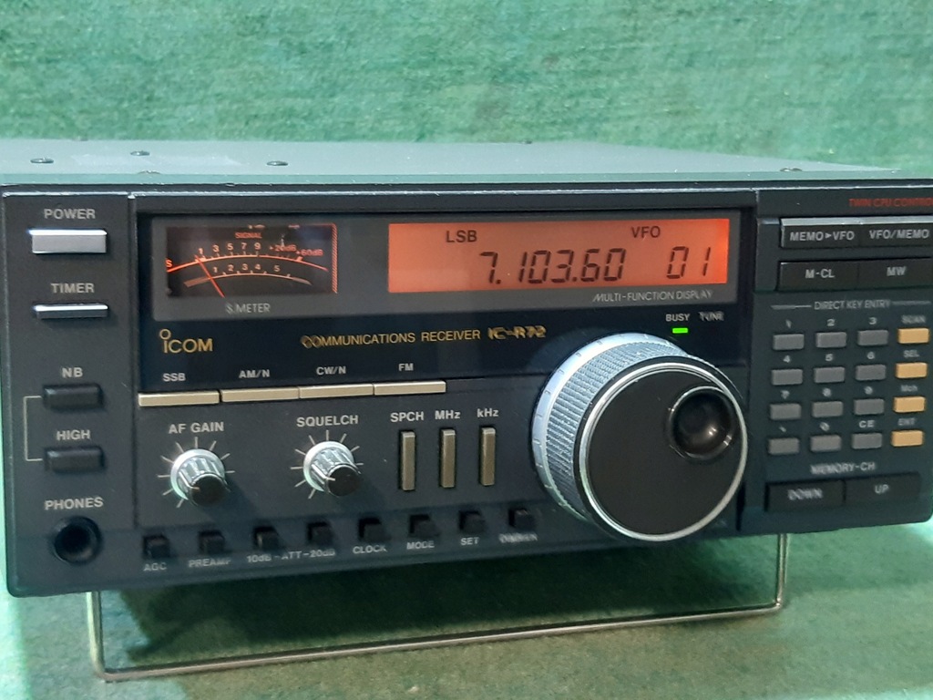 ICOM IC - R72 Odbiornik Nasłuchowy Komunikacyjny - 9181581658 ...