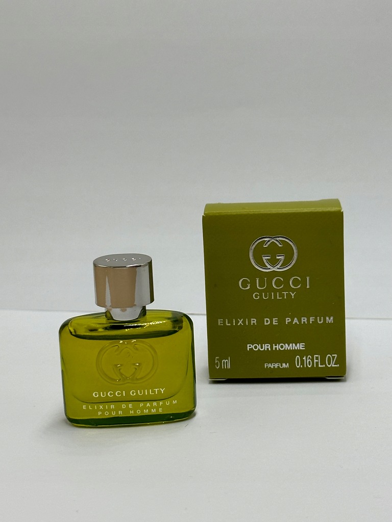 GUCCI GUILTY ELIXIR DE PARFUM POUR HOMME MINI PERFUM DLA MĘŻCZYZN 5ML ...
