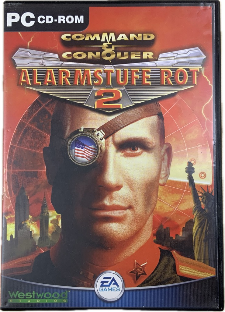 COMMAND & CONQUER RED ALERT 2 płyty bdb komplet PC - 15797145048 - oficjalne archiwum Allegro