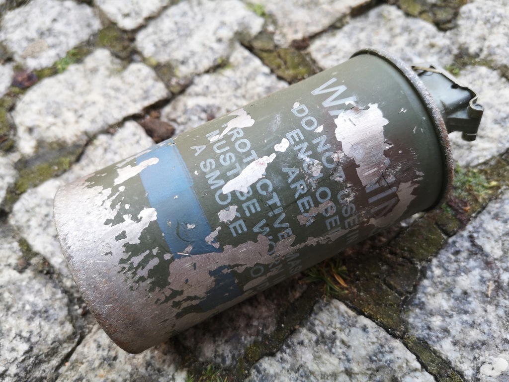 GRANAT DYMNY M83 SMOKE TA WHITE BIAŁY US ARMY USMC - 12284648099 ...