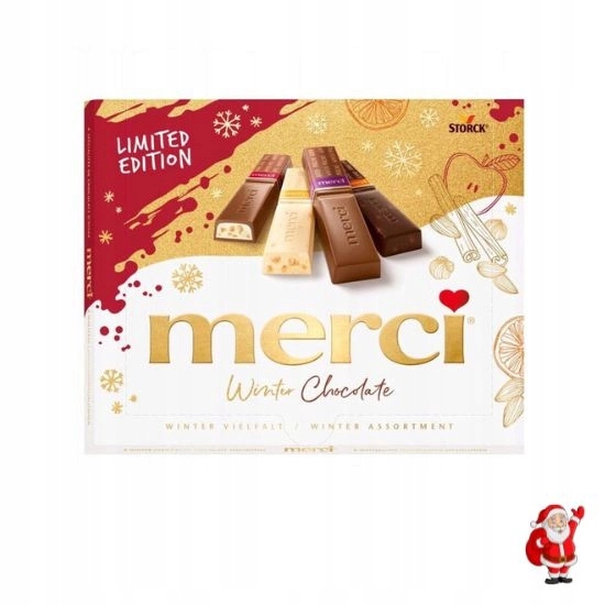 Merci Winter bombonierka 250g - 14861659288 - oficjalne archiwum Allegro