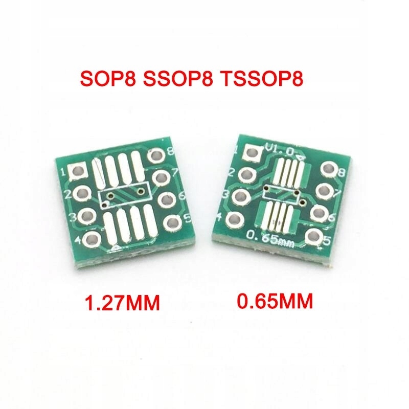 Adapter przejściówka SO8, SOP8, TSOP8 na DIP8 - 8026490679 - oficjalne archiwum Allegro
