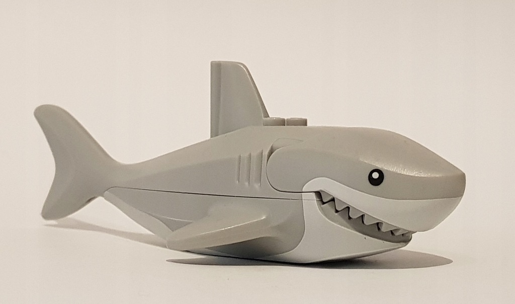 Lego figurka Shark Large with Gills, 62605pb03c01, rekin, 60266 ...