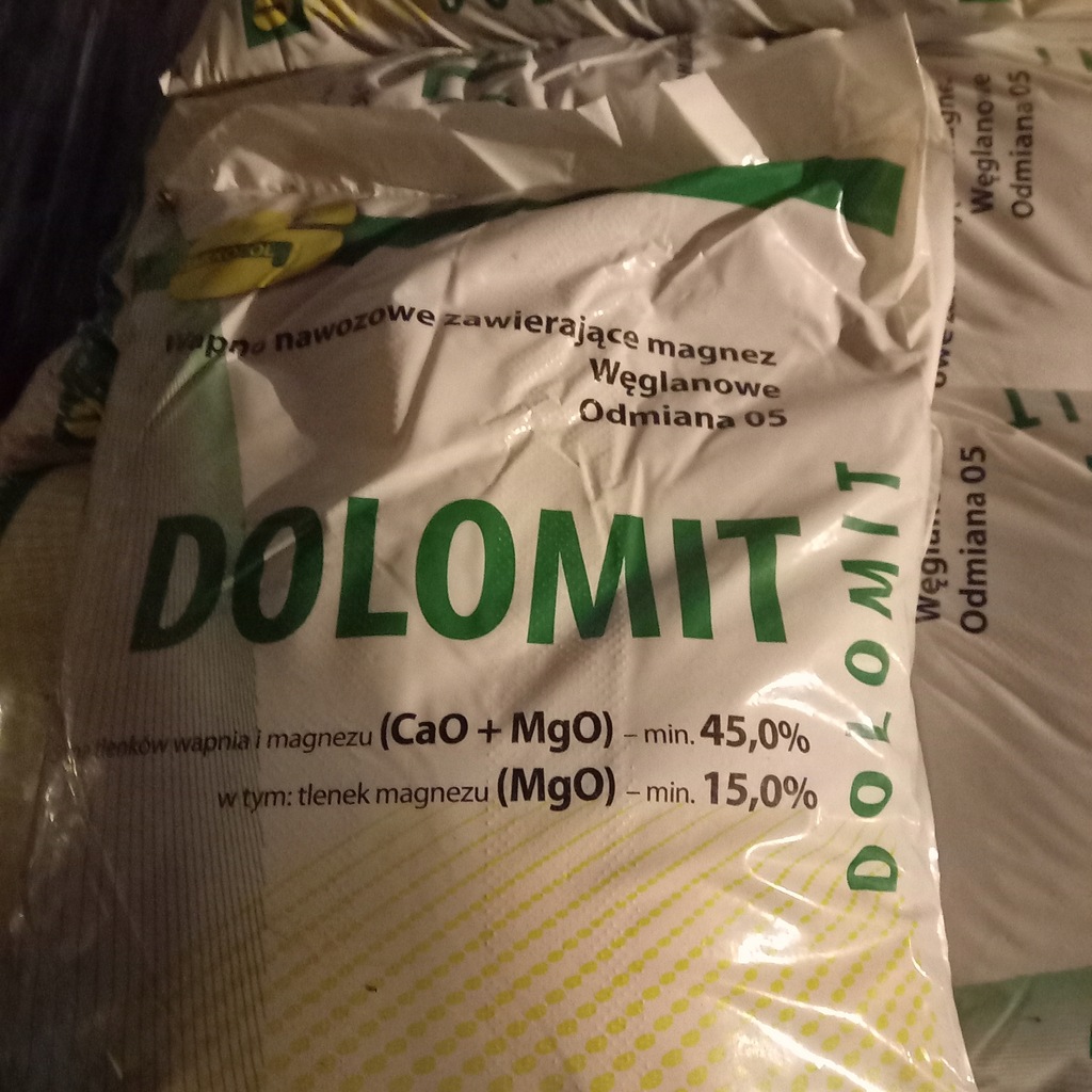 Nawóz Dolomit Mielony 25kg Wapno Magnez Odkwasza - 13149089982 ...