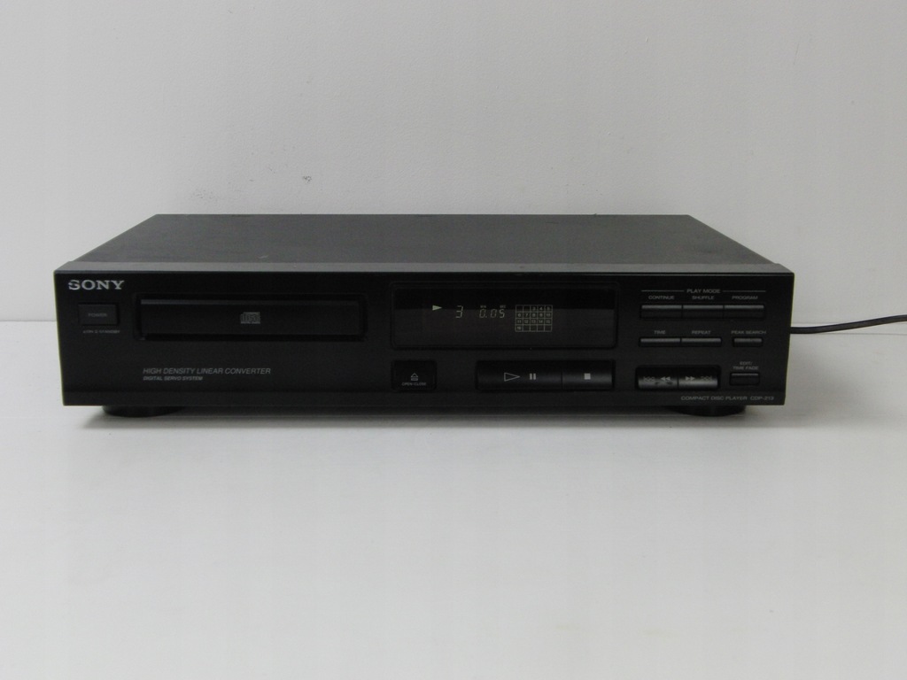 Odtwarzacz CD Sony CDP-213 Gwarancja - 14368922669 - oficjalne archiwum Allegro