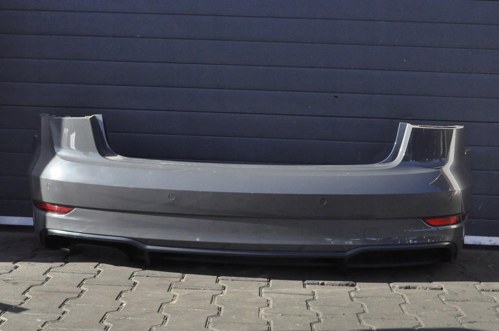 AUDI A3 8V LIFT ZDERZAK TYŁ TYLNY LX7M PDC S-LINE - 13373085692 - oficjalne archiwum Allegro