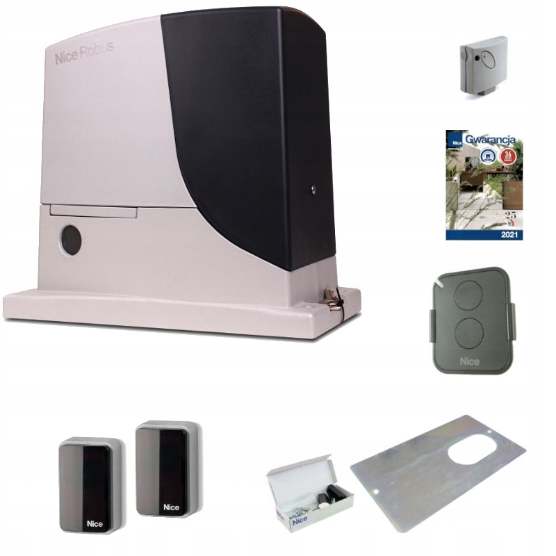 NICE ROBUS 1000 zestaw do bramy przesuwnej 1000 kg - 12200259956 - oficjalne archiwum Allegro