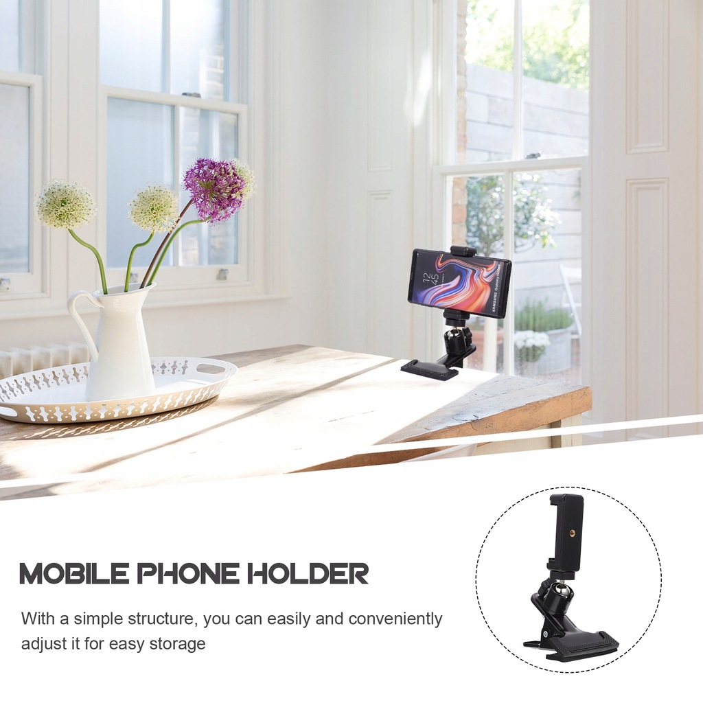 HOSE WALL MOUNT MOBILE PHONE HOLDER STAND DESK - 14325616776 ...