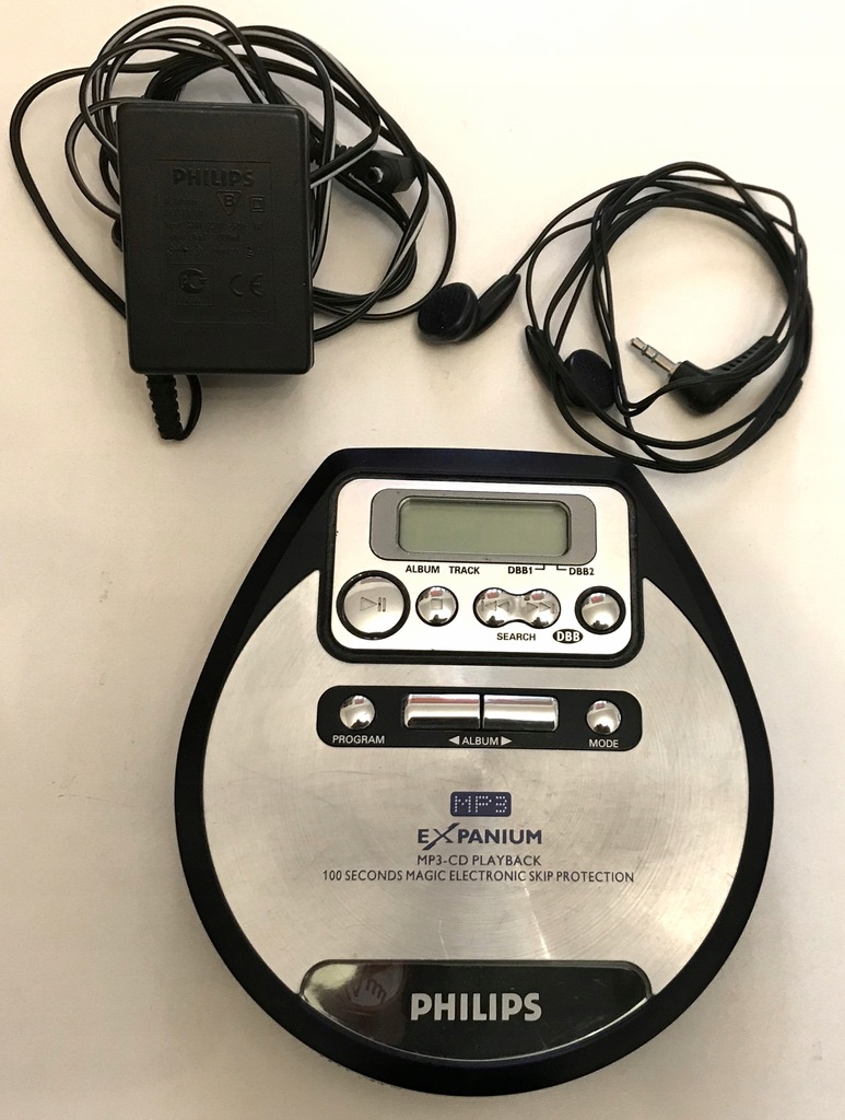 DISCMAN Philips Expanium mp3 - 14266381811 - oficjalne archiwum Allegro