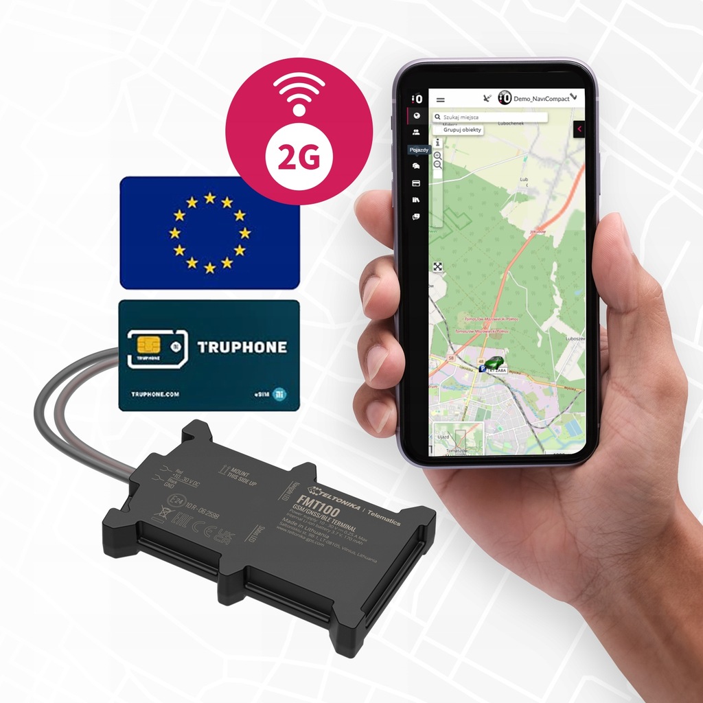 Lokalizator GPS GNSS do auta motocykla łodzi aplikacja 1mc łatwy montaż ...