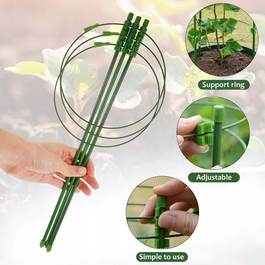 Plant Rings Garden Flower Pots Indoor Vine Clips - 13602166898 ...