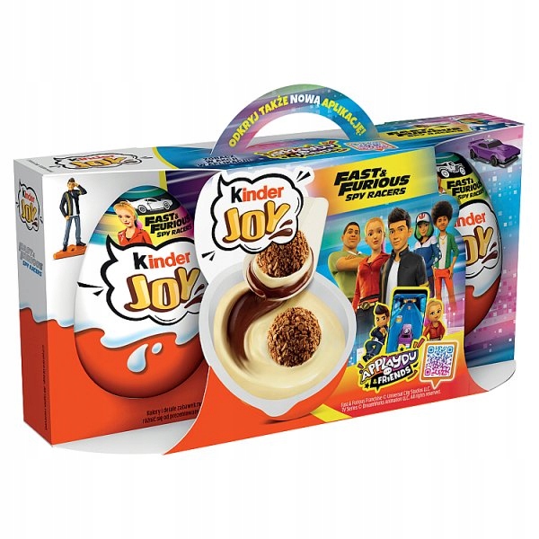 Jajko Kinder Joy z Niespodzianką 20g x 3 szt - 12266541673 - oficjalne ...