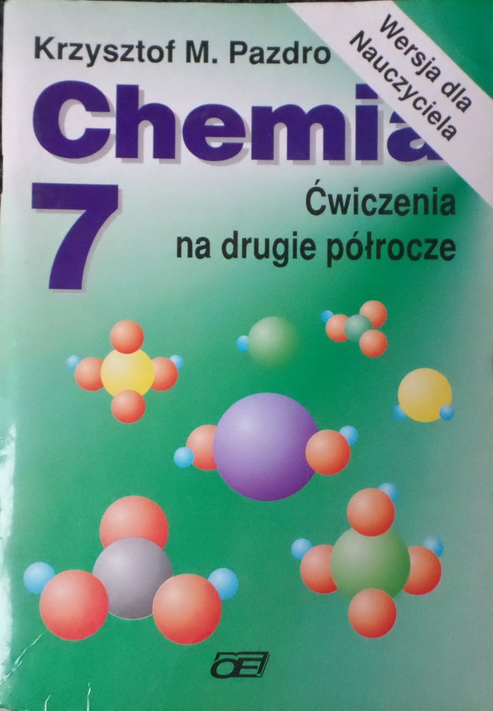 Chemia 7 Pazdro książka nauczyciela testy karty - 12864518350 ...