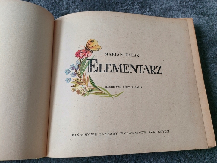 ELEMENTARZ MARIAN FALSKI 1973 czytanka prl - 12669027206 - oficjalne ...