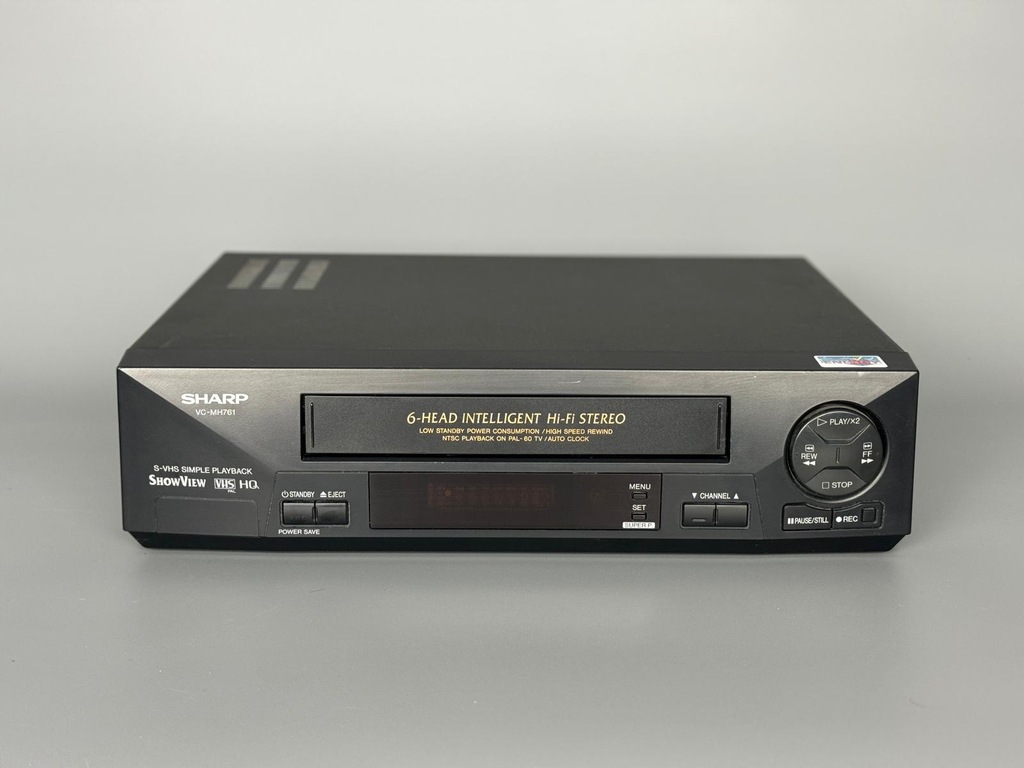 Magnetowid VHS Sharp VC-MH761 S-VHS Simple Playback 6 głowic Okazja - 15225596266 - oficjalne ...