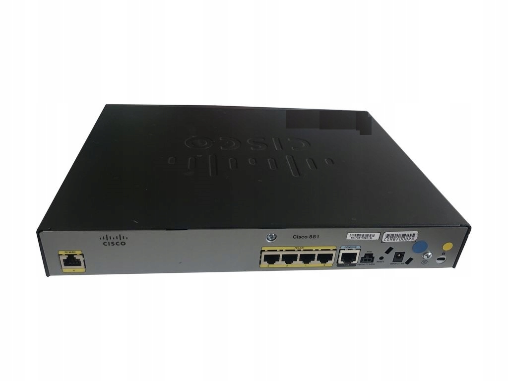 ROUTER CISCO C881-SEC-K9 V01 5xRJ-45 WAN PoE - 10482733151 - oficjalne ...