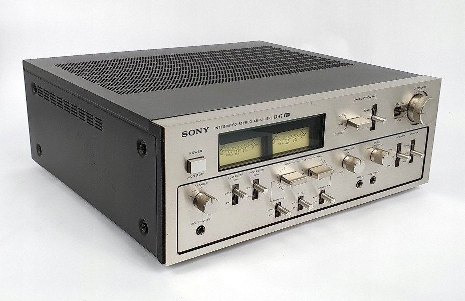 Sony Ta-F7 V-Fet Wzmacniacz Stereo Hi-End Vintage - 8956249463 ...