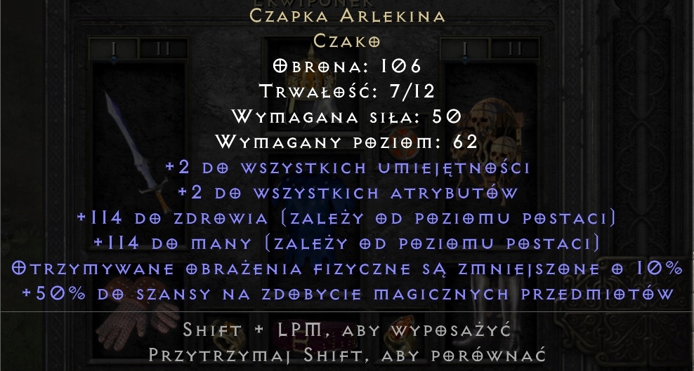 Shako (Czako) Diablo 2 Resurrected Ladder PC - 13675043772 - oficjalne ...