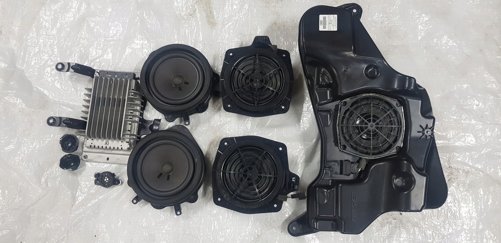 Audi A3 8P Lift Głośnik BOSE wzmacniacz komplet - 8726517351 - oficjalne archiwum Allegro