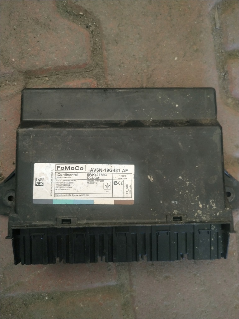 MODUŁ STEROWNIK AV6N-19G481-AF 5WK49778G - 12594155017 - oficjalne ...