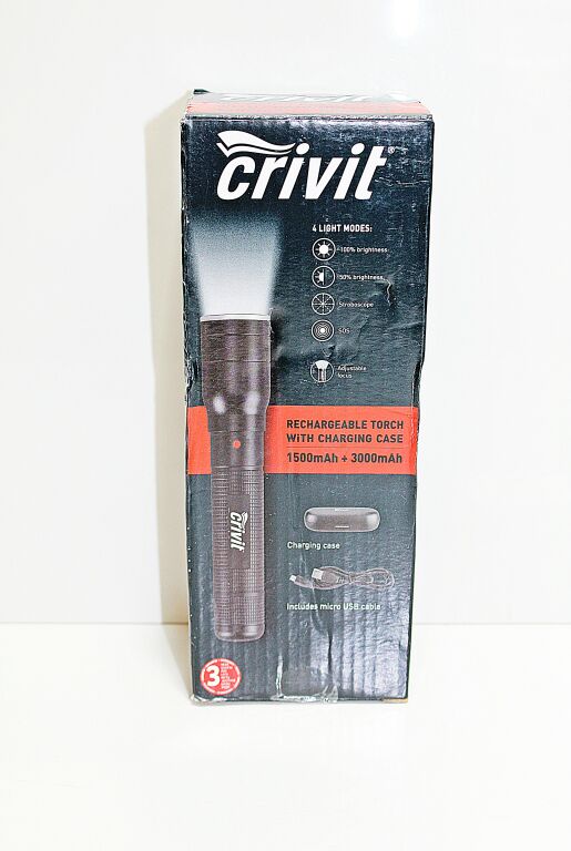 AKUMULATOROWA LATARKA LED CRIVIT 1000 LM - 11871410808 - oficjalne ...