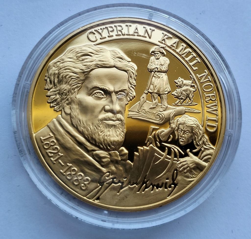 CYPRIAN KAMIL NORWID - WIELCY POLACY + CERTYFIKAT - 13732657390 - oficjalne archiwum Allegro