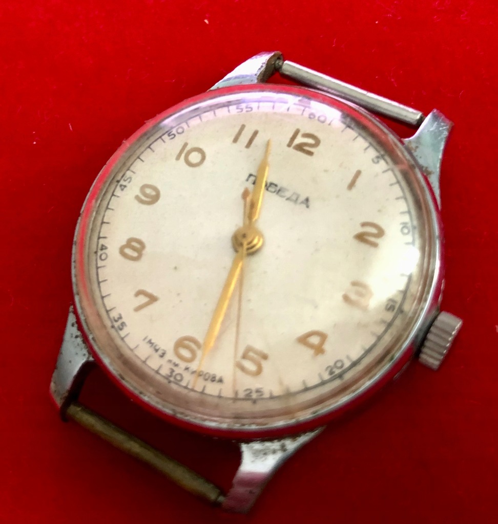 Pobieda zegarek 1955 rok - 12689495874 - oficjalne archiwum Allegro