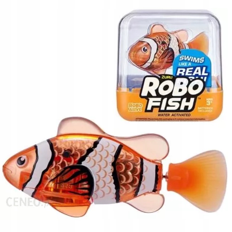 ZURU ROBO ALIVE FISH PŁYWAJĄCA RYBKA BŁAZENEK - 13715929916 - oficjalne ...
