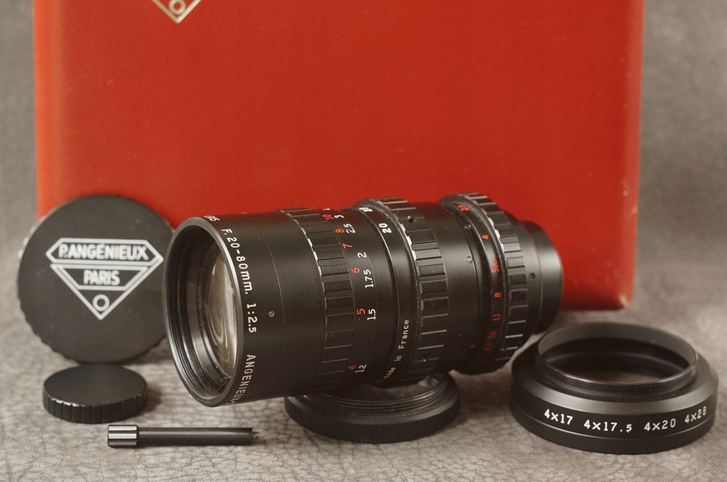 Angenieux F. 20-80mm 1:2.5 Zoom moc. C-Mount - 13861594651 - oficjalne ...