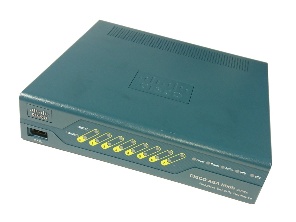 FIREWALL Cisco ASA5505 1GB RAM 128MB FLASH USB GW - 7544143076 ...