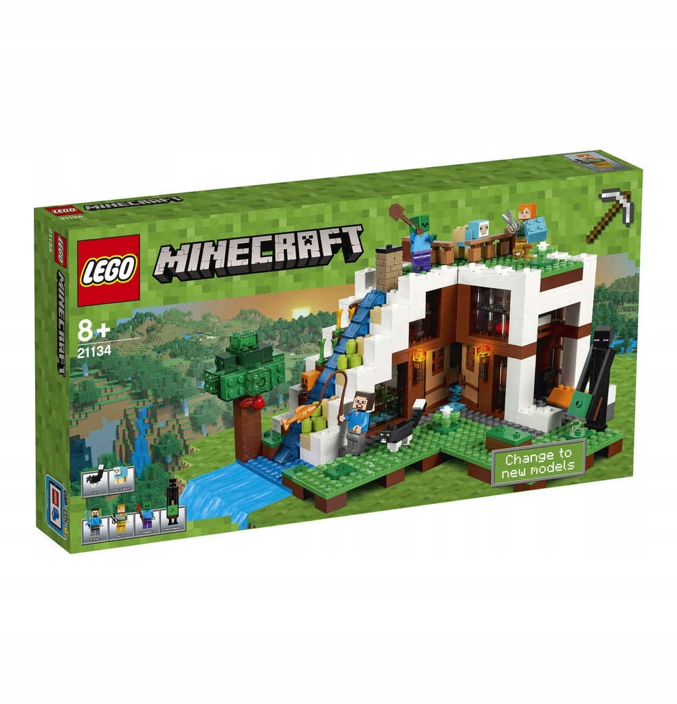LEGO MINECRAFT 21134 Bitwa pod wodospadem - 10723375279 - oficjalne ...