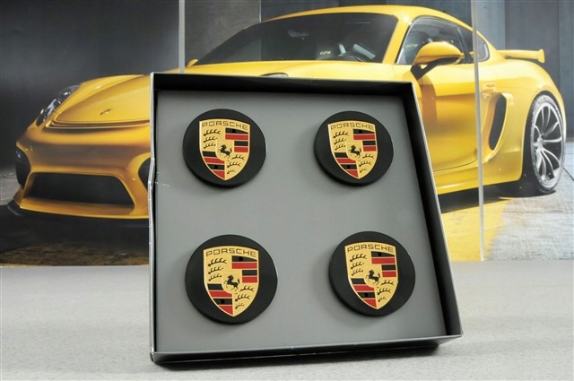Porsche 95B Macan Dekielki do kół, komplet, czarne - 10105353558 ...