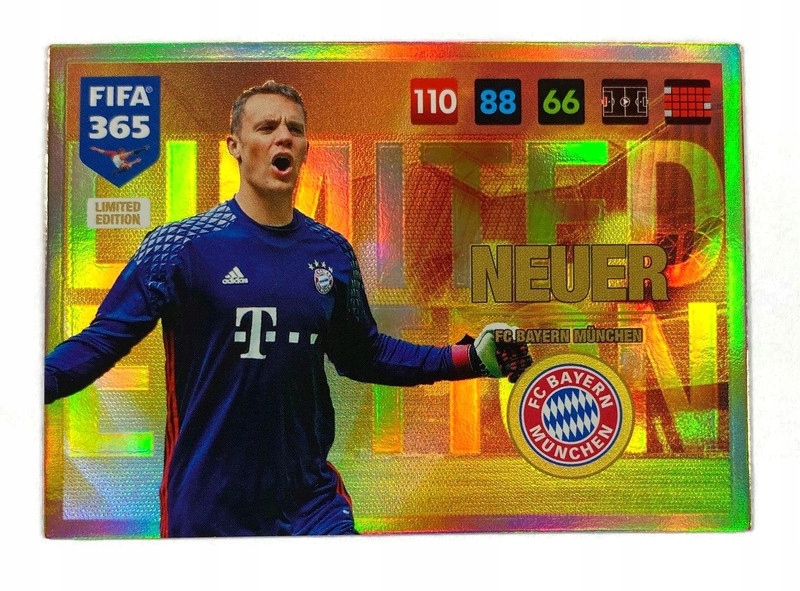 FIFA 365 2017 PANINI LIMITED EDITION Neuer - 9583289617 - oficjalne ...