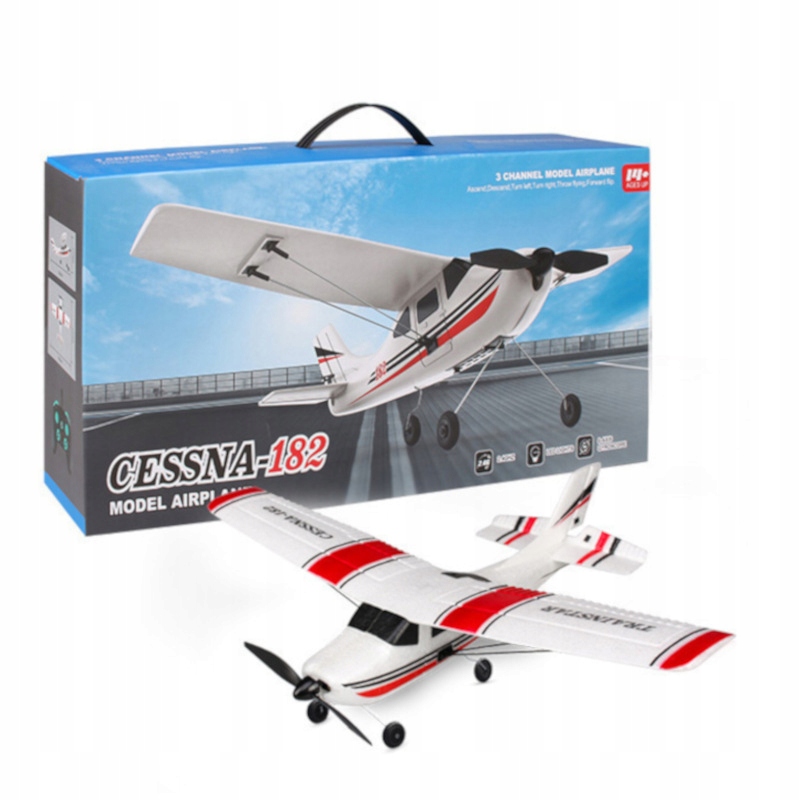 SAMOLOT ZDALNIE STEROWANY CESSNA 182 RC FX-801! Na PIlota - 15451179912 ...