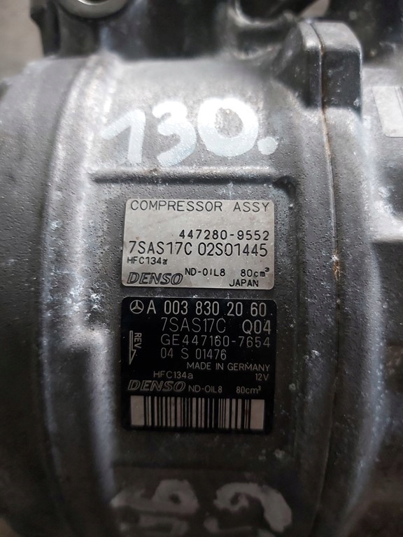 MERCEDES W213 W447 SPRĘŻARKA KLIMY A0038302060 - 10431451225 ...