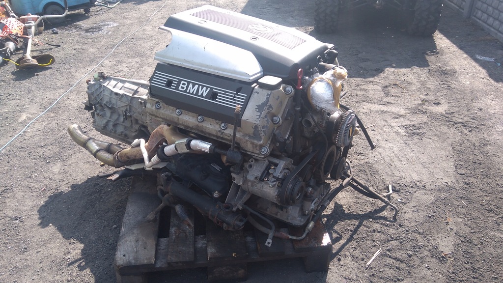 SILNIK BMW V8 M62B35 KOMPLETNY IGŁA GWARANCJA - 8412977048 - oficjalne ...