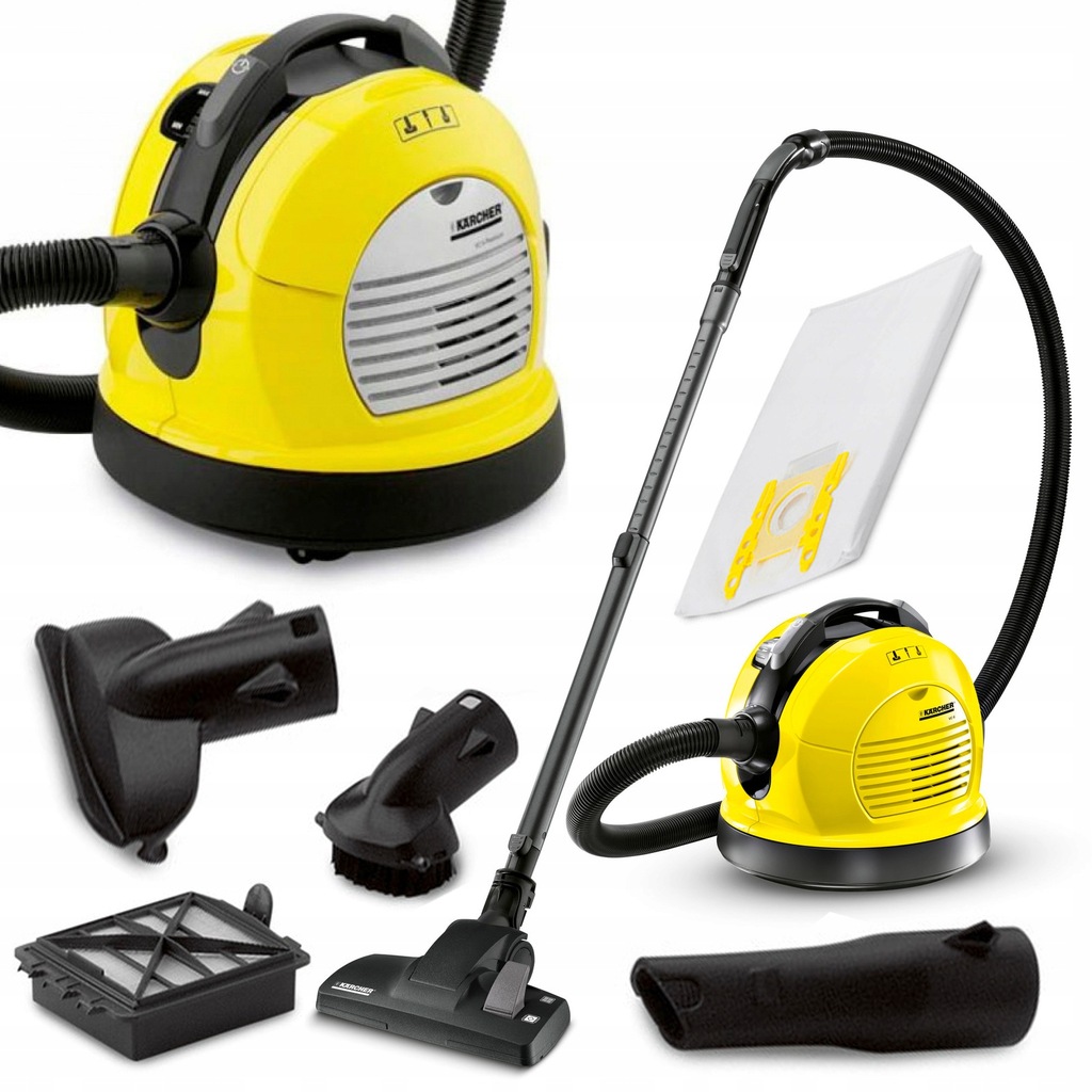MOCNY ODKURZACZ DOMOWY KARCHER VC6 HEPA NIEZAWODNY - 7795144418 - oficjalne archiwum Allegro