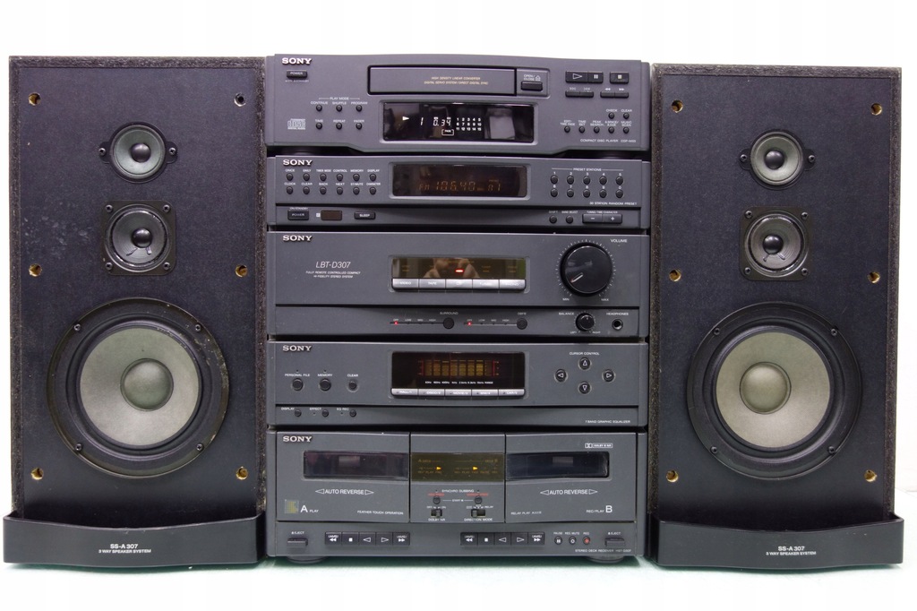 DUŻA WIEŻA=SONY=LBT-D307 =GWARANCJA=MEGA OKAZJA - 11838262838 ...