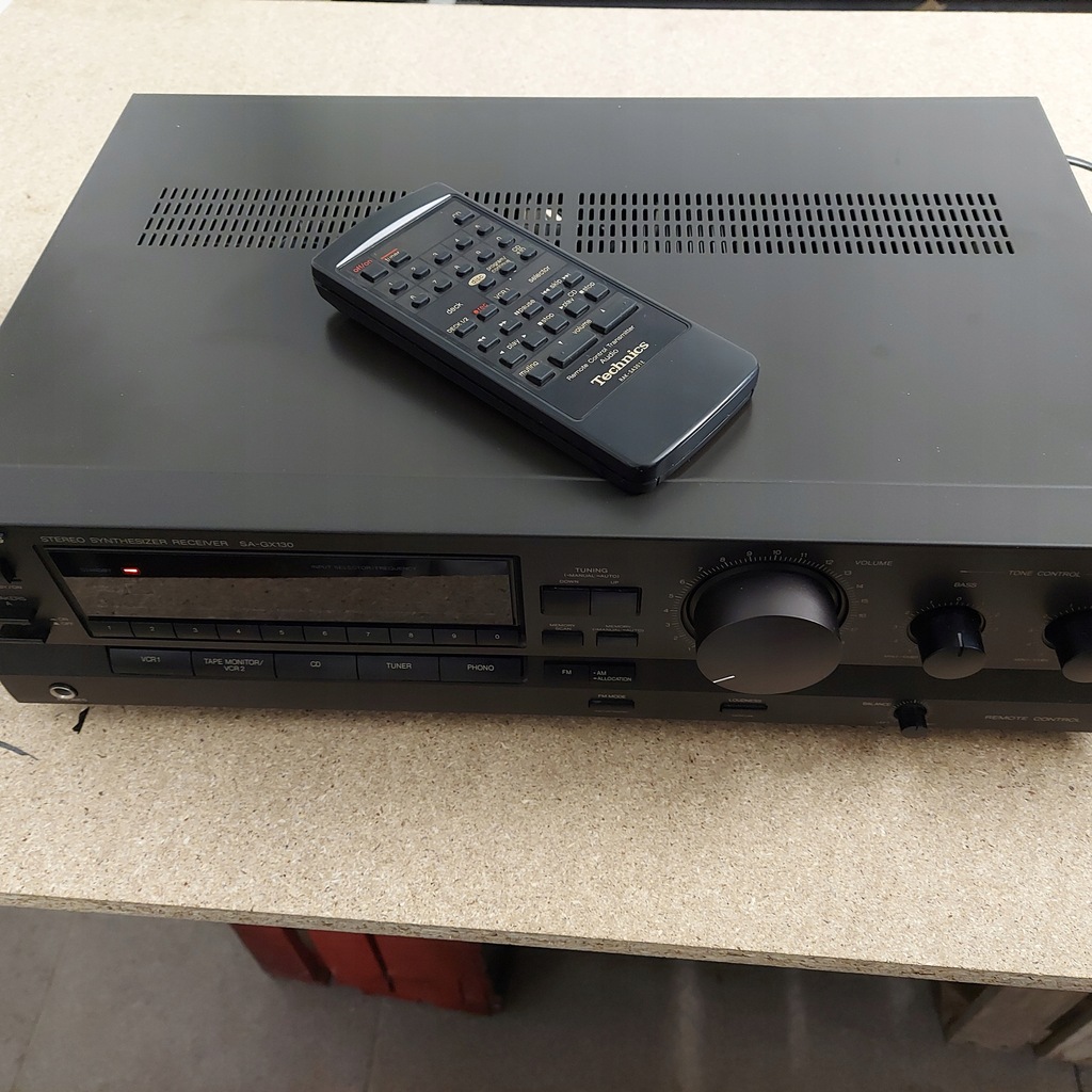 Amplituner Technics SA-GX130 2.0 czarny - 11915007103 - oficjalne archiwum Allegro