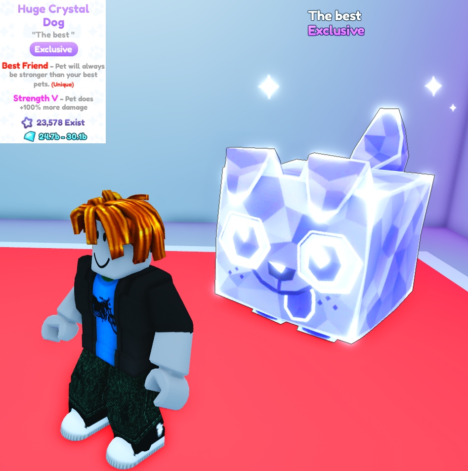ROBLOX Huge Crystal DOG Pet Simulator X PSX gems - 13740458211 ...